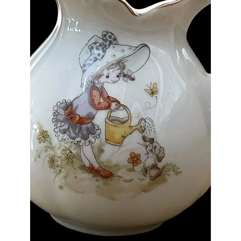 Unbranded | Dining | Vintage Bonnet Girl Creamer Pitcher Holly Hobbie ...